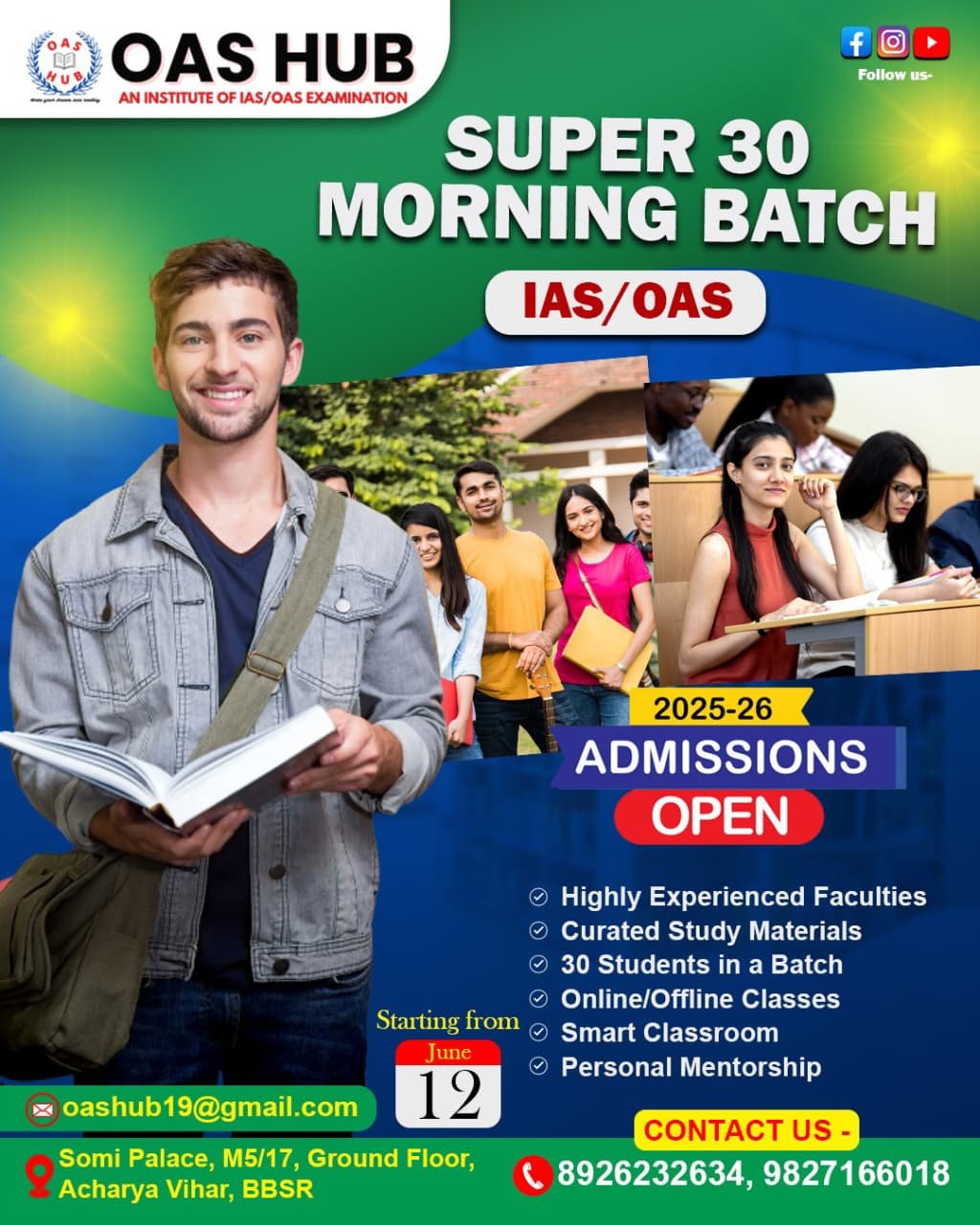 OAS HUB - A Premier Competitive Coaching Institute in Bhubaneswar